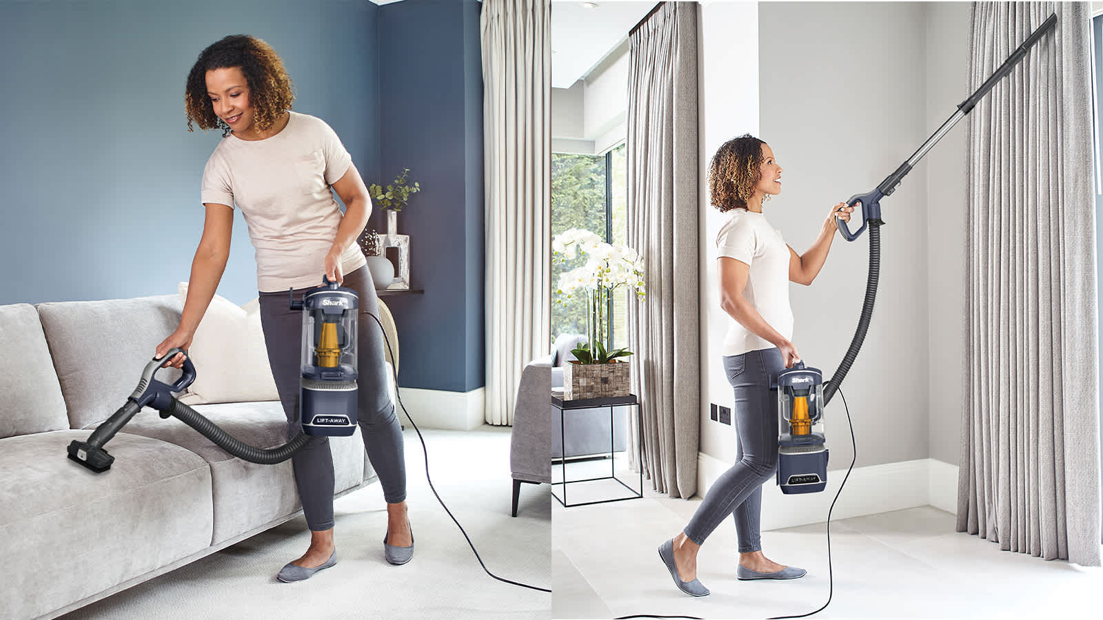 Shark Anti Hair Wrap Upright Vacuum Cleaner with Lift-Away NZ691UK - Shark Upright Vacuum Cleaners